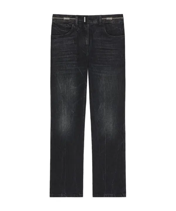 Givenchy Chain Detailed Bootcut Jeans
