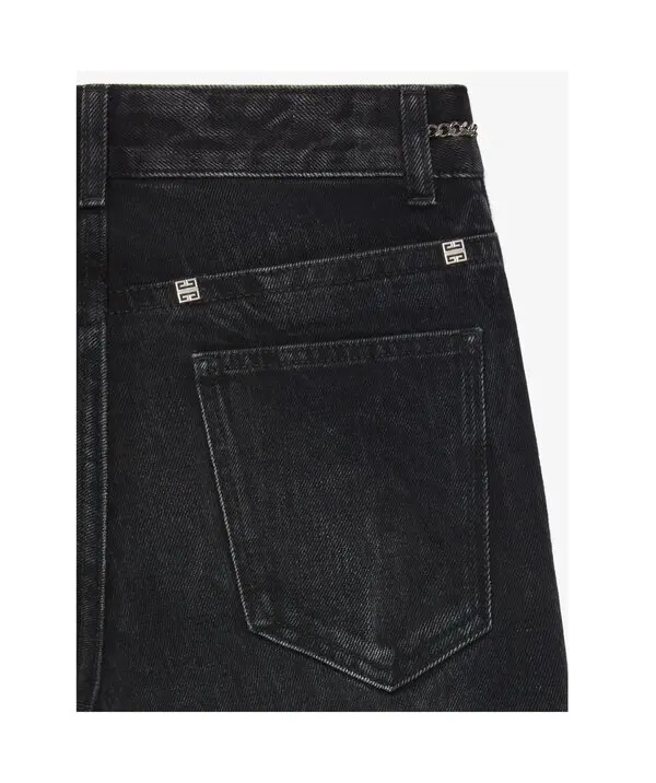 Givenchy Chain Detailed Bootcut Jeans