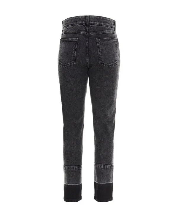 Stella McCartney Logo-stripe Cropped Jeans
