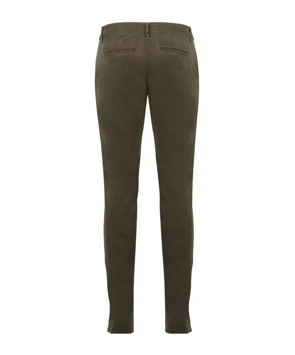 FRAME Straight-leg Slim-cut Chino Trousers - Brown