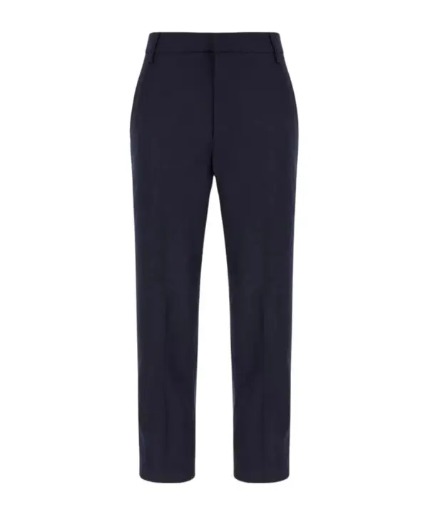 DONDUP Straight-leg Tailored Trousers - Black