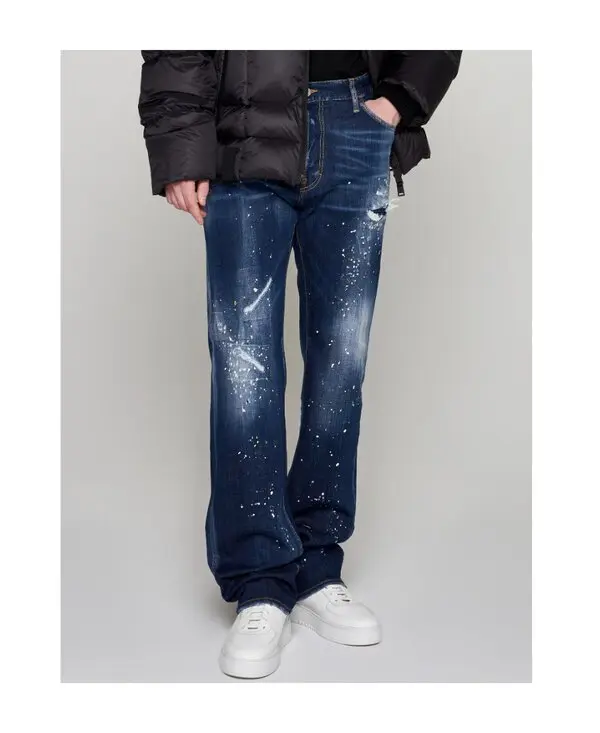 Dsquared2 Twimphony Logo Patch Distressed Jeans