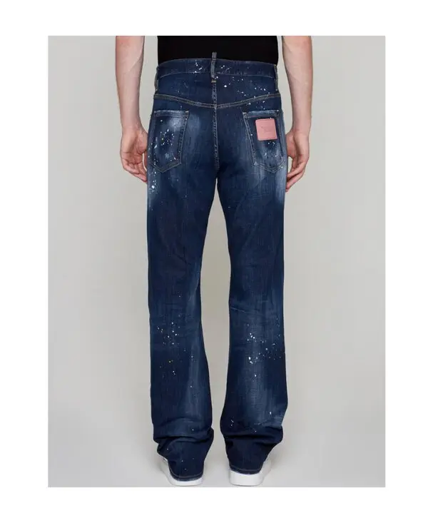 Dsquared2 Twimphony Logo Patch Distressed Jeans