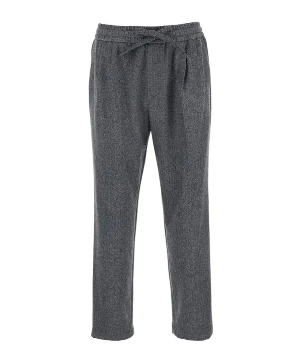 Dolce & Gabbana Pleated Drawstring Trousers - Black