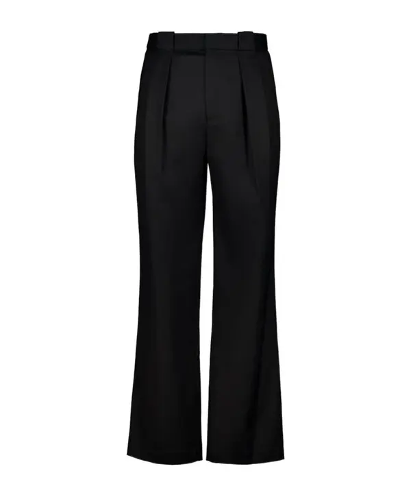 Casablanca Pleated Tailored Trousers - Black
