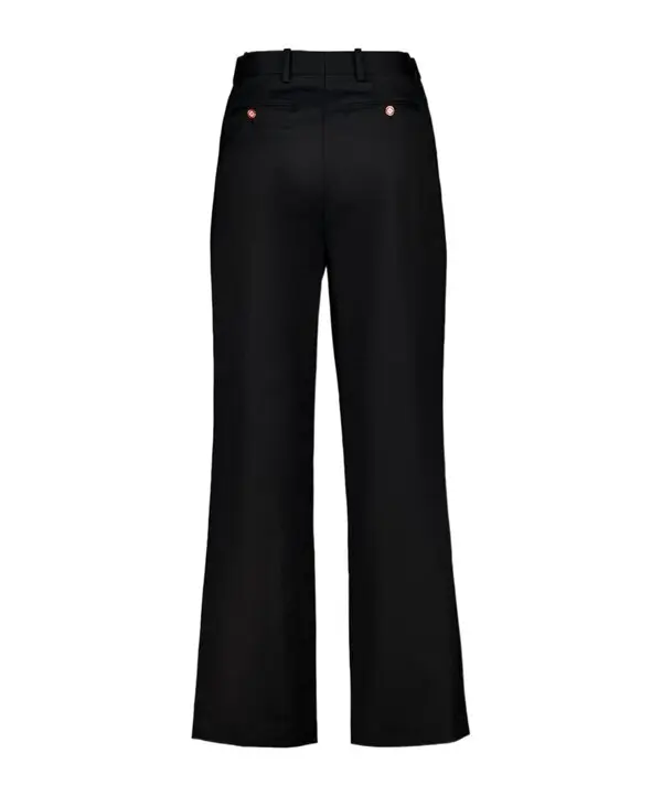 Casablanca Pleated Tailored Trousers - Black