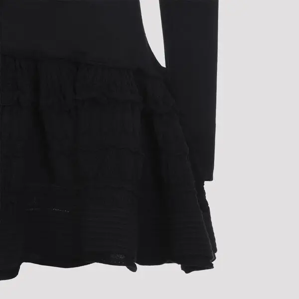 Alaïa Long-sleeved Crinoline Dress