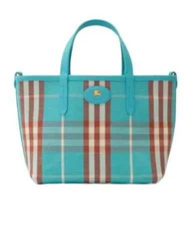 Burberry Mini Reversible Bloomsbury Tote Bag - Blue/atomic Blue