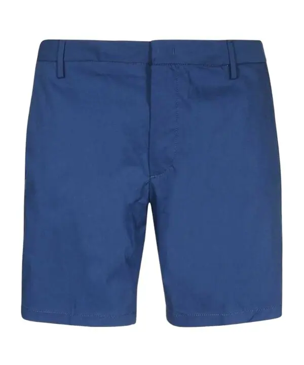 DONDUP Tailored Straight Leg Shorts - Blue