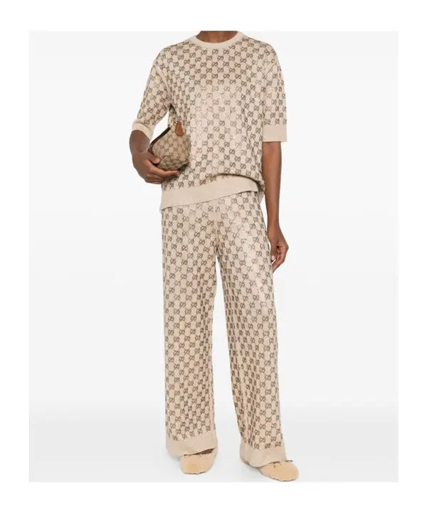 Gucci Wool Cashmere Sweater With Crystals