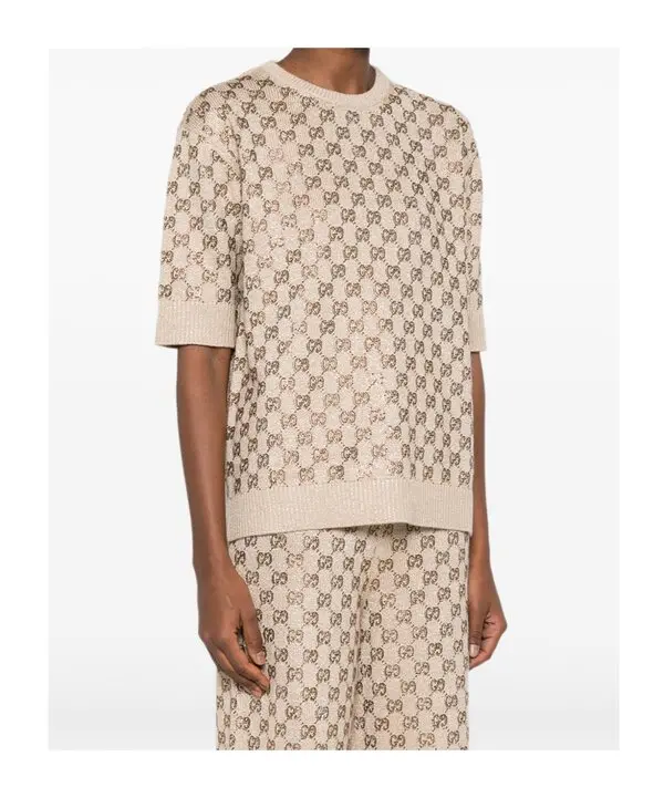 Gucci Wool Cashmere Sweater With Crystals