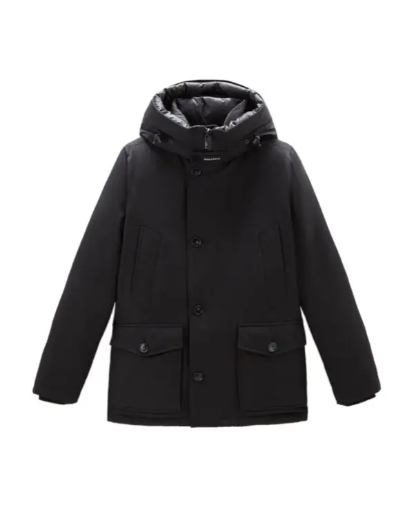 Woolrich Arctic Button-up Padded Jacket - Black