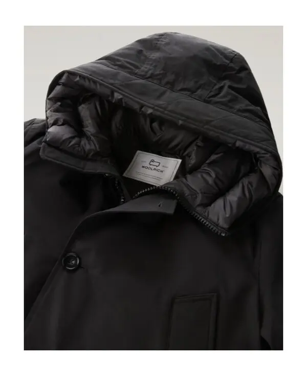 Woolrich Arctic Button-up Padded Jacket - Black