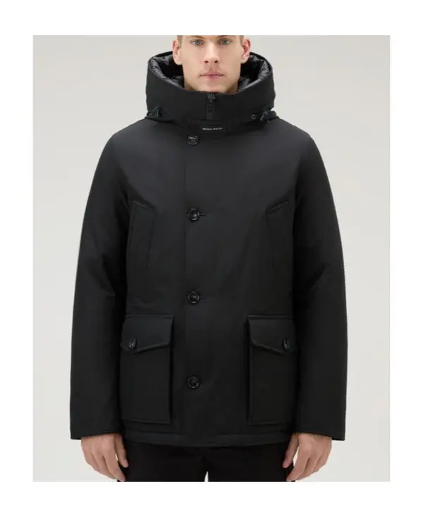 Woolrich Arctic Button-up Padded Jacket - Black