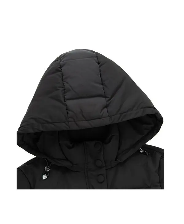 Emporio Armani Quilted Hooded Down Jacket