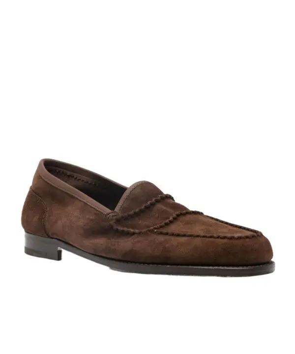 John Lobb Round Toe Loafers - Black