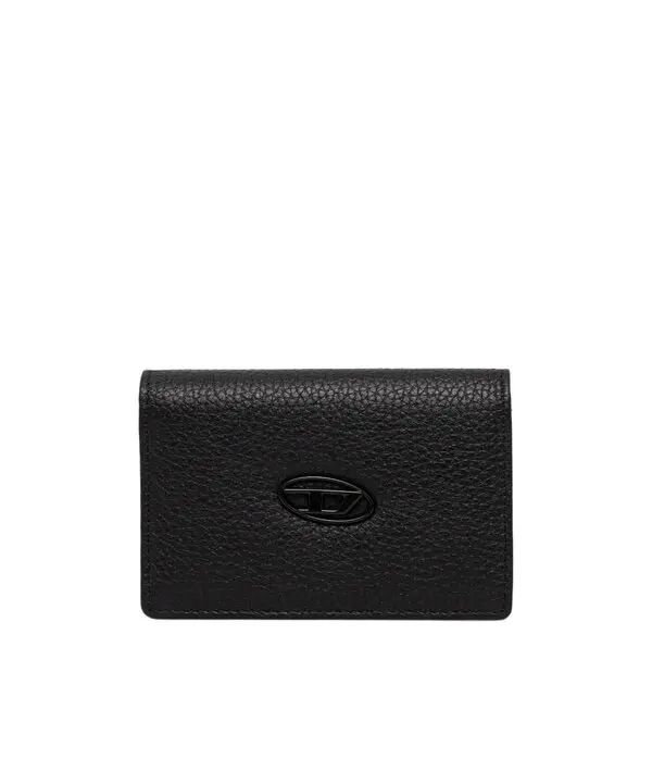 DIESEL® Logo-plaque Cardholder - Black