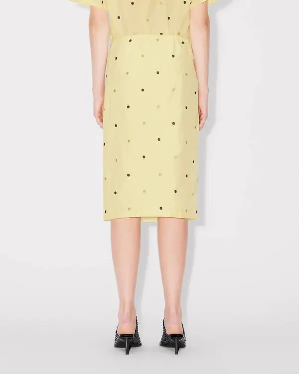 Kenzo Embroidered Straight Knee Skirt