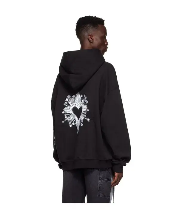 We11Done Cotton Oversized Hoodie With Graphic Details