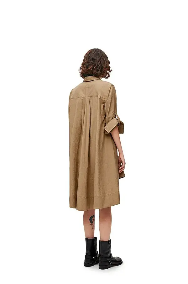 Loewe Trapezoidal Cotton Blend Tunic Dress