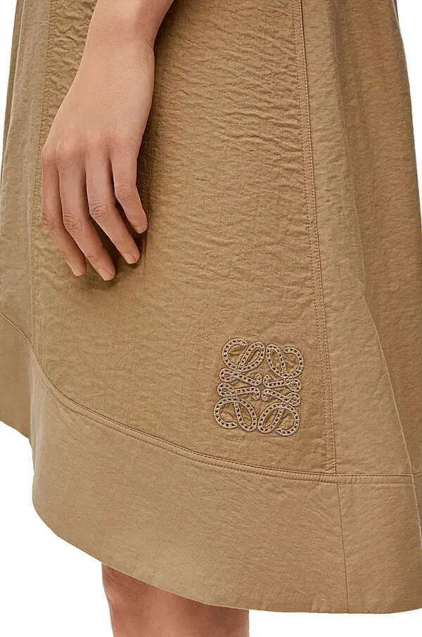 Loewe Trapezoidal Cotton Blend Tunic Dress