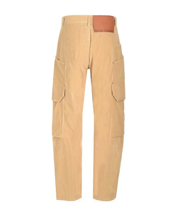 Palm Angels Carrot Fit Corduroy Cargo Pants