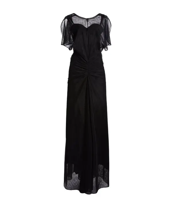 Victoria Beckham Short-sleeved Maxi Dress