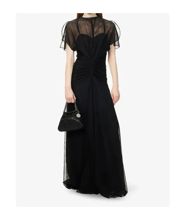 Victoria Beckham Short-sleeved Maxi Dress