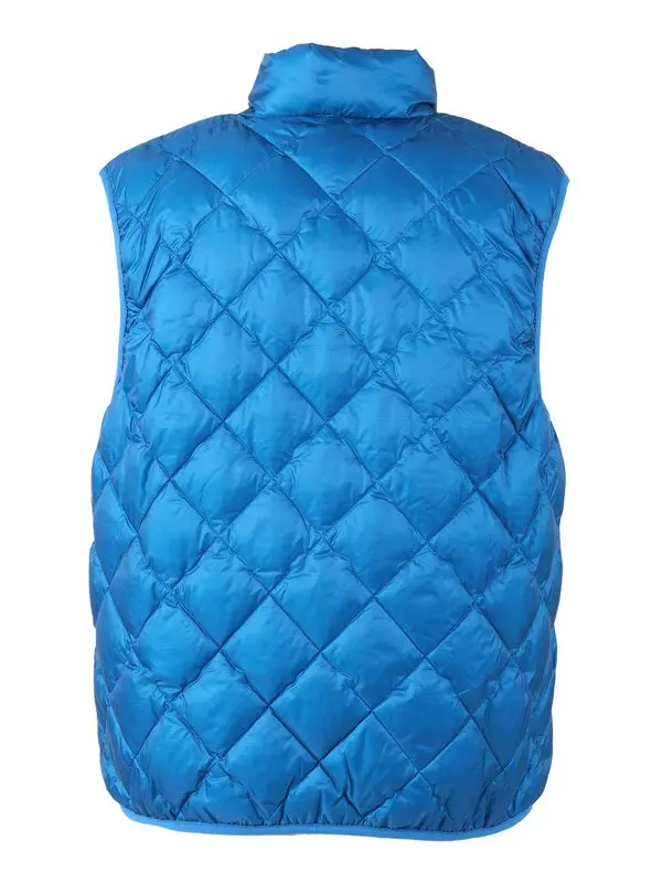 Aspesi Quilted Zip-up Gilet - Blue