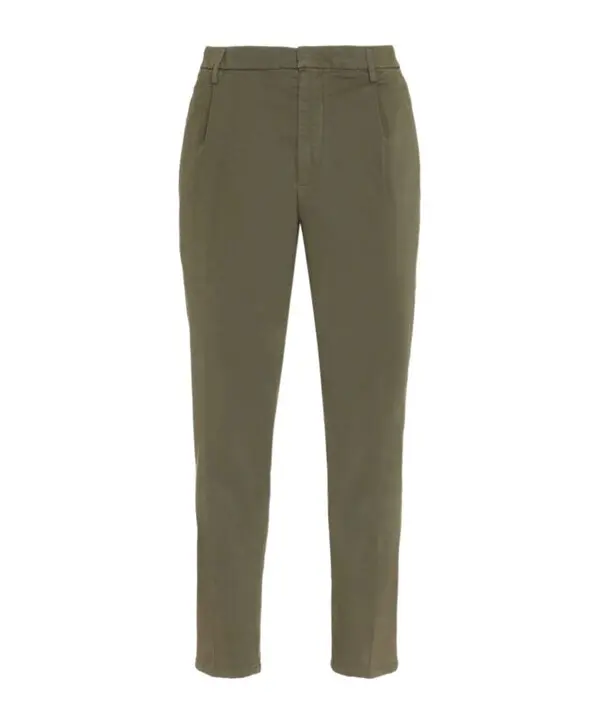DONDUP Pleat Detailed Regular-cut Chinos