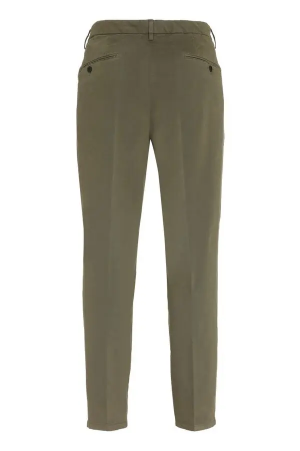 DONDUP Pleat Detailed Regular-cut Chinos