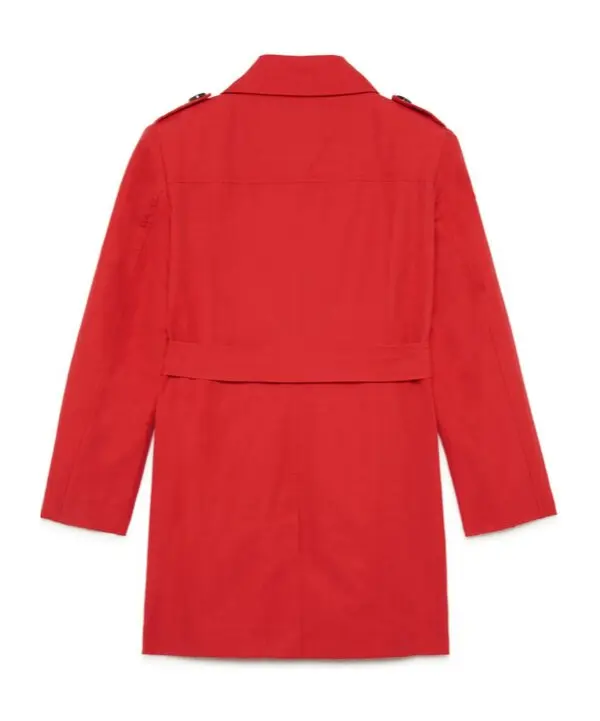 MAXCO. Max&co. Belted Double-breasted Long-sleeved Coat
