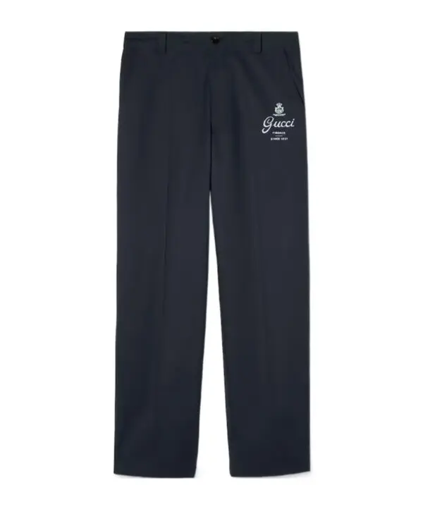 Gucci Printed Twill Trousers