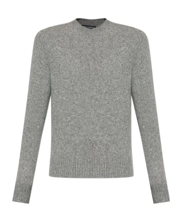 Dolce & Gabbana Crewneck Knitted Jumper - Grey