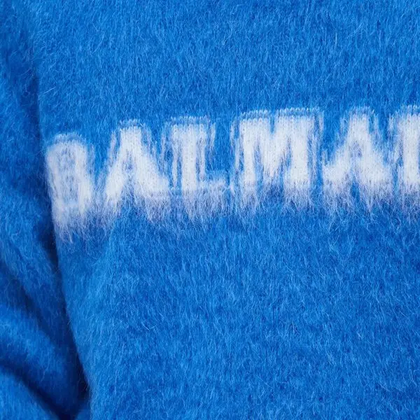 Balmain Retro Brushed Crewneck Jumper