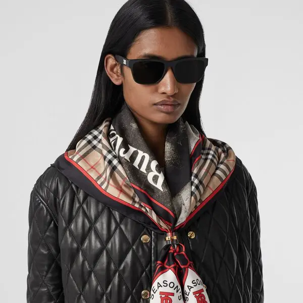 Burberry Archive Campaign-print Silk Scarf