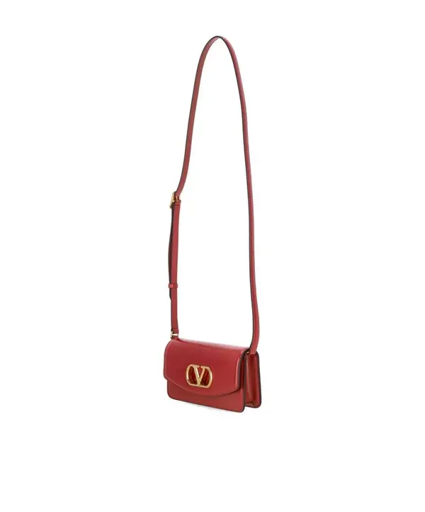 Valentino Garavani V Logo Foldover Clutch Bag