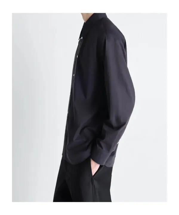 LEMAIRE Muslin Soft Shirt - Squid Ink