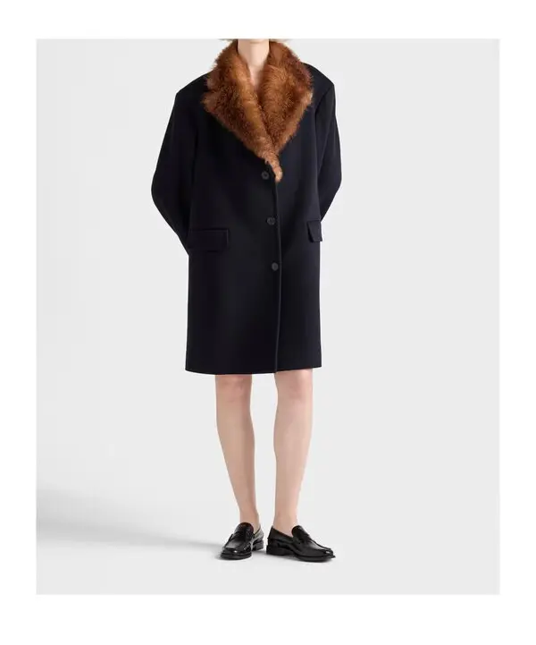 Prada Single-breasted Long Coat