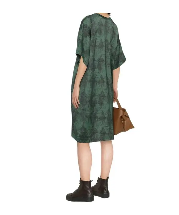 Aspesi Graphic Print T-shirt Dress