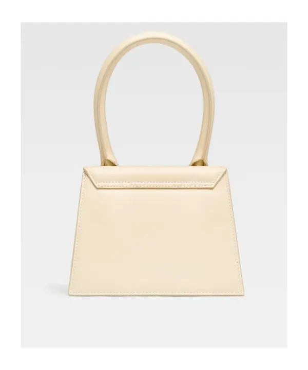 Jacquemus Leather Top Handle Bag With Adjustable Shoulder Strap