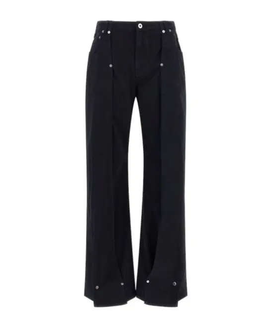 JEAN PAUL GAULTIER Snap Button Denim Jeans