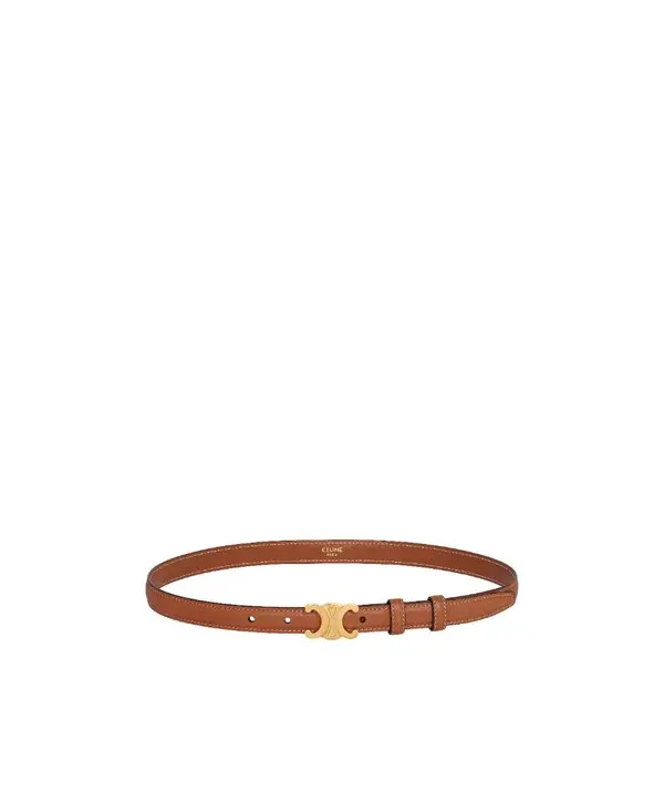 Celine Triomphe Belt - Brown