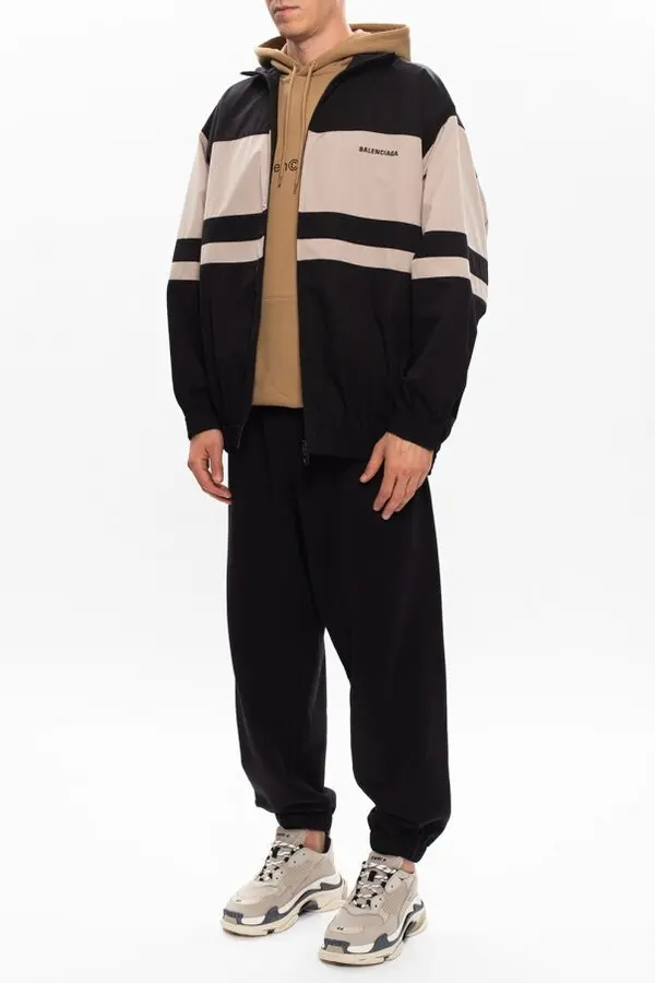 Balenciaga Logo Print Hoodie