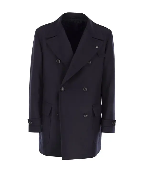 Tagliatore Lawrence Double-breasted Coat - Black