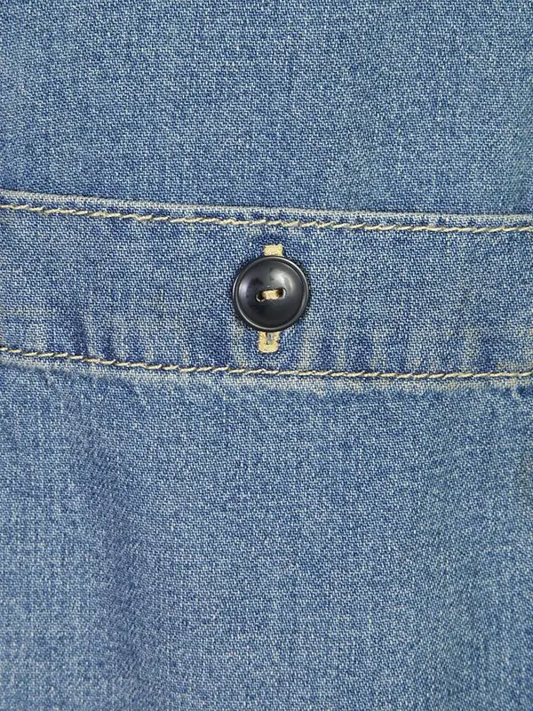 MAISON MARGIELA Collared Long-sleeve Denim Shirt