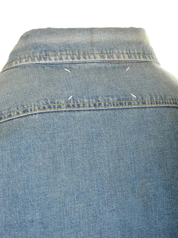 MAISON MARGIELA Collared Long-sleeve Denim Shirt