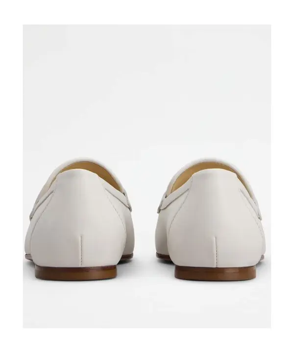 TOD'S T-logo Almond Toe Loafers