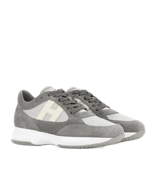 Hogan Low Top Sneakers With Side H Logo