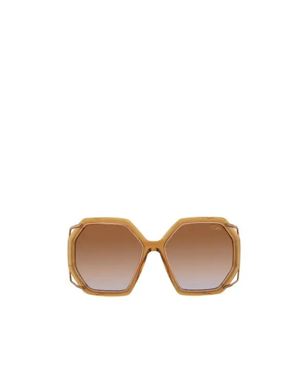 Cazal Logo Octagon Sunglasses - Brown